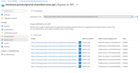 web api how to automate grant of api permission