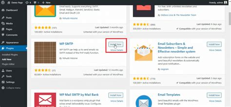 using smtp authentication to send email through wordpress