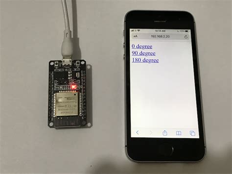 create a simple web server with esp32 and arduino ide