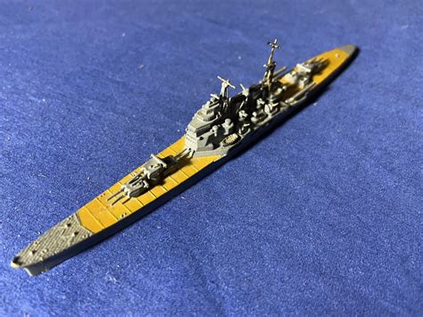 1 1250 小西製作所 金属製模型 高雄型重巡洋艦 完成品 軍艦 戦艦 旧軍 日本軍 日本海軍 文鎮 置物 メタルシップ 愛宕 摩耶 鳥海