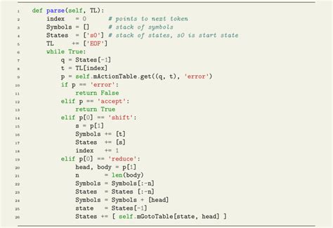 2 implementation of a shift reduce parser in python download