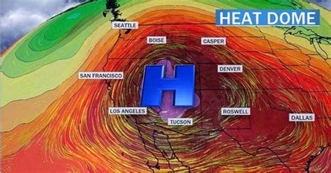 Heat Dome Whats Causing The Unbelievably Hot Heatwave In The Pacific