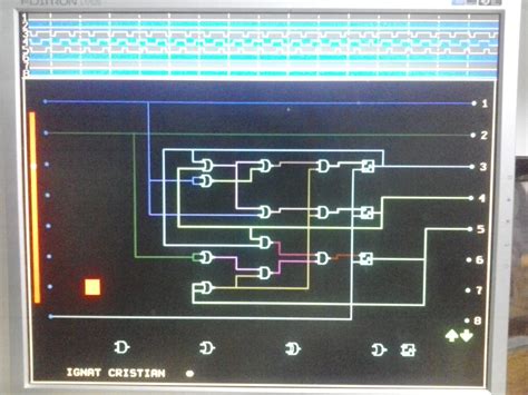 digital circuit design in fpga with svga interface