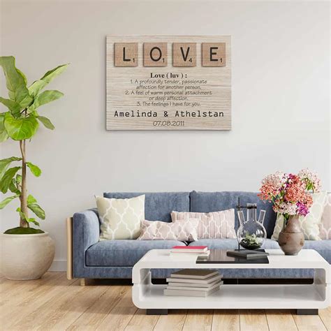 Love Definition 6th Anniversary Custom Canvas Print 365canvas