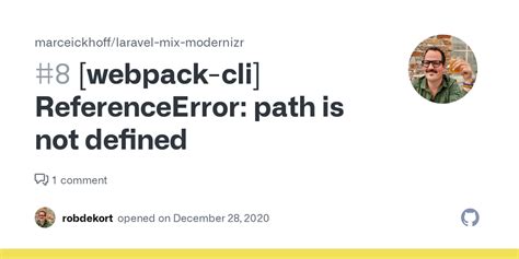 [webpack cli] referenceerror path is not defined · issue 8