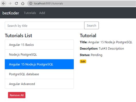 angular 15 node js express postgresql example crud app bezkoder