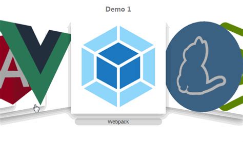 a vue2 component to simulate the apple cover flow ui effect