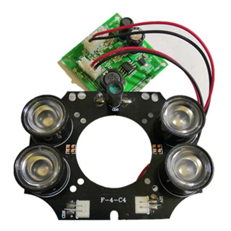 F 4 C4 Infrared Light Board Cctv Camera Ir Led Module 4pcs 42mil 3w Ir