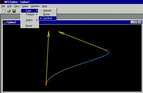 mfc library drawing spline application with opengl with sample source code