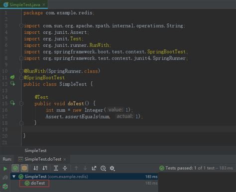 spring boot 单元测试junit的实践 测试