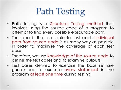 ppt chapter 6 path testing 322 235 software testing powerpoint