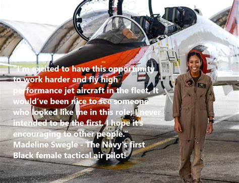 Madeline Swegle The Navys First Black Female Tactical Air Pilot