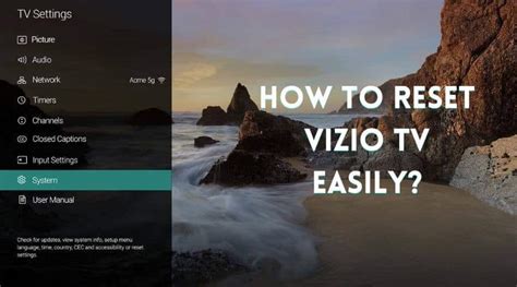 How To Reset Vizio My Tv Hard Reset Vizio Tv 2023