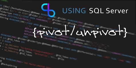 uso de sql server pivot unpivot