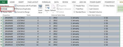 bi future blog excel creating a date dimension in excel for usage
