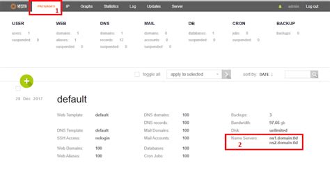 part 1 vestacp basic configuration after fresh installation
