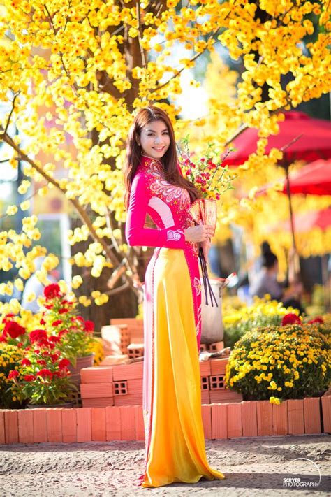 Lunar New Year Viet Nam Ao Dai Vietnamese Traditional Dress