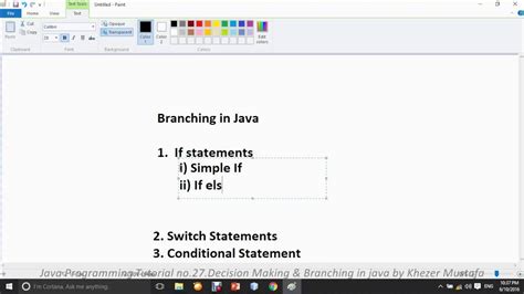 java programming tutorial no 27 decision making