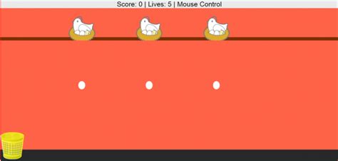 rescue the eggs game using javascript with source code
