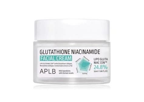 Aplb Glutathione Niacinamide Facial Cream 55ml Selfcare Zw