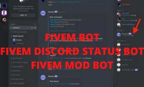 create fivem discord bot fivem bot for you fivem game bot by
