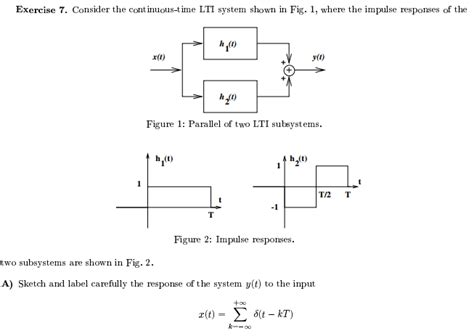 solved consider the continuous time lti system shown in fig