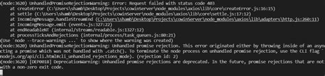 node js url get axios works in react and postman but gives 403 error