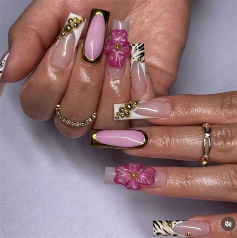 Pin By Aisha Eaddy On Summer Nails In 2024 Nail Jewels French