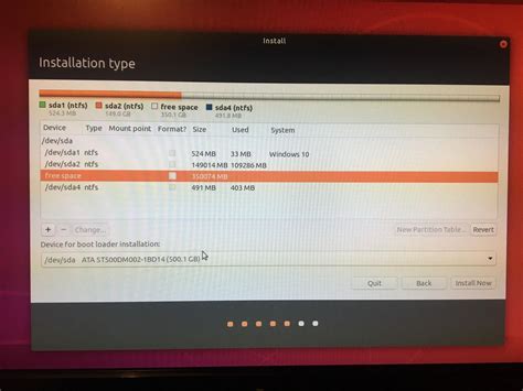 partitioning how do i install ubuntu on free space