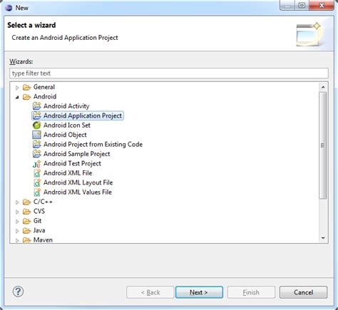 creating android hello world applications