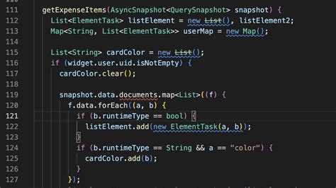 dart flutter the getter documents isn t defined for the type