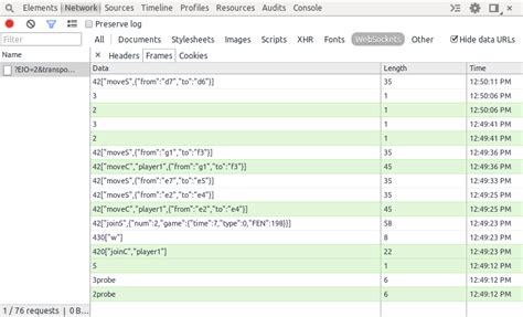 websocket what do these numbers mean in payload stack
