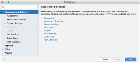 configuring the ide—intellij idea