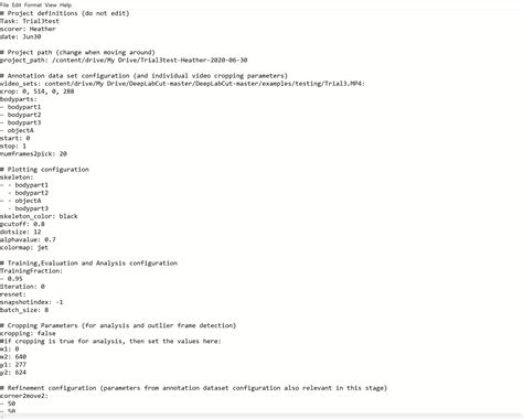 scannererror mapping values are not allowed · issue 776 · deeplabcut