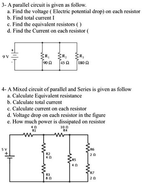 How To Calculate Voltage In Parallel Circuit Wiring Diagram