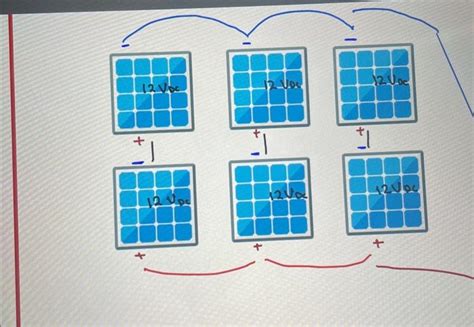 Solved Show How I Can Connect Sex Solar Panels 3 Series And