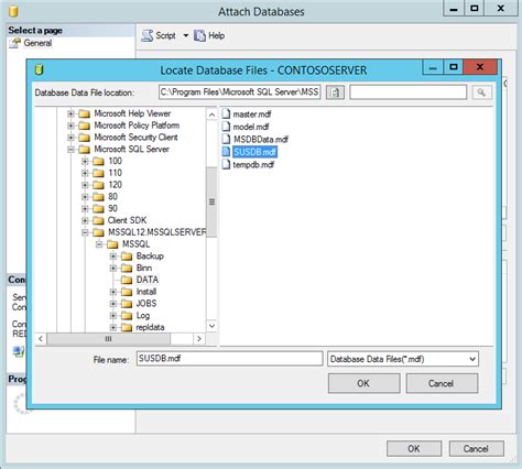 migrating the wsus database from windows internal