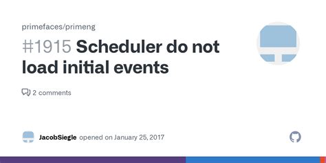 scheduler do not load initial events · issue 1915 · primefaces primeng