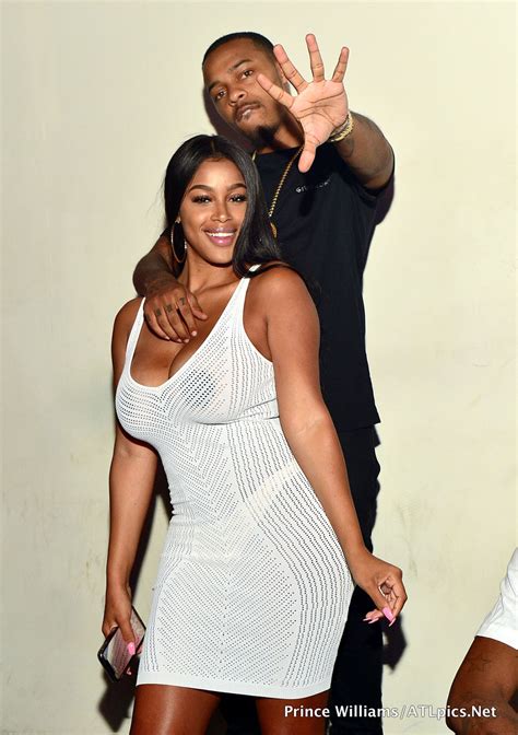 Bow Wow And Girlfriend Kiyomi Leslie Party At Revel Lounge In Atlanta