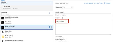 how to deploy static angular website with azure devops