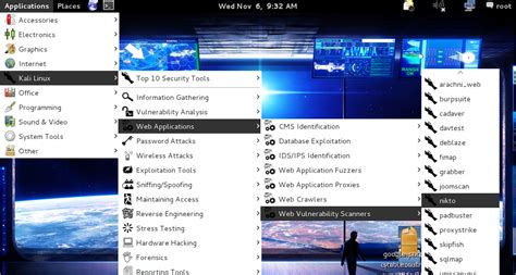 web scanner nikto tutorial on kali backtrack dark