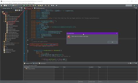 java editor does not contain a main type even though it does stack