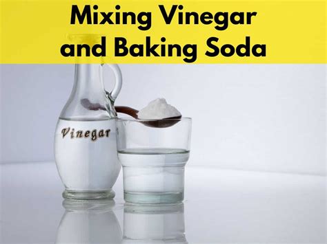 Mixing Vinegar And Baking Soda For Cleaning – Organizing Tv