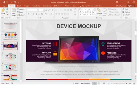 mockup slide for powerpoint fppt