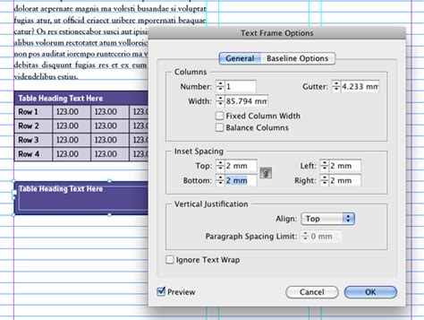 quick tip how to make tables with rounded corners in indesign