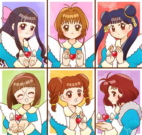 Kinomoto Sakura Daidouji Tomoyo Li Meiling Sasaki Rika Yanagisawa