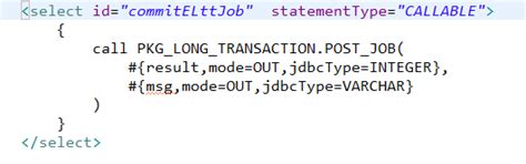 ssm调用oracle存过，报could not set property result of class