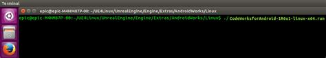installing codeworks for android unreal engine 4 27 documentation