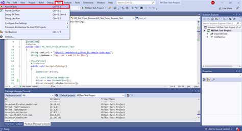 mstest tutorial running first selenium automation script dzone