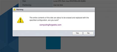 how to install vcenter 7 server appliance on esxi host computingforgeeks